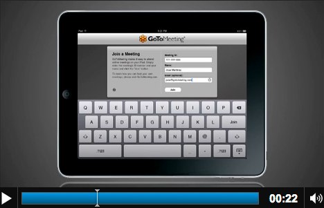 Join Web Conferences Easily with the GoToMeeting iPad App [appsauce ...