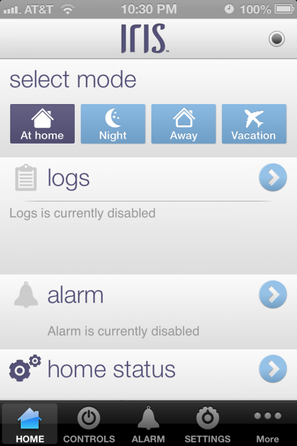 Testing the Iris Home Automation System from Lowes