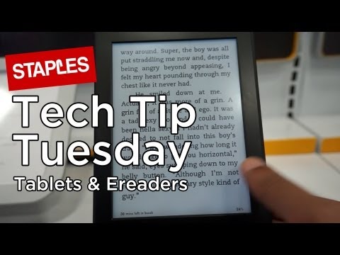 The Best Tablets and e-Readers (Staples Tech Tip Tuesday Episode 3 ...